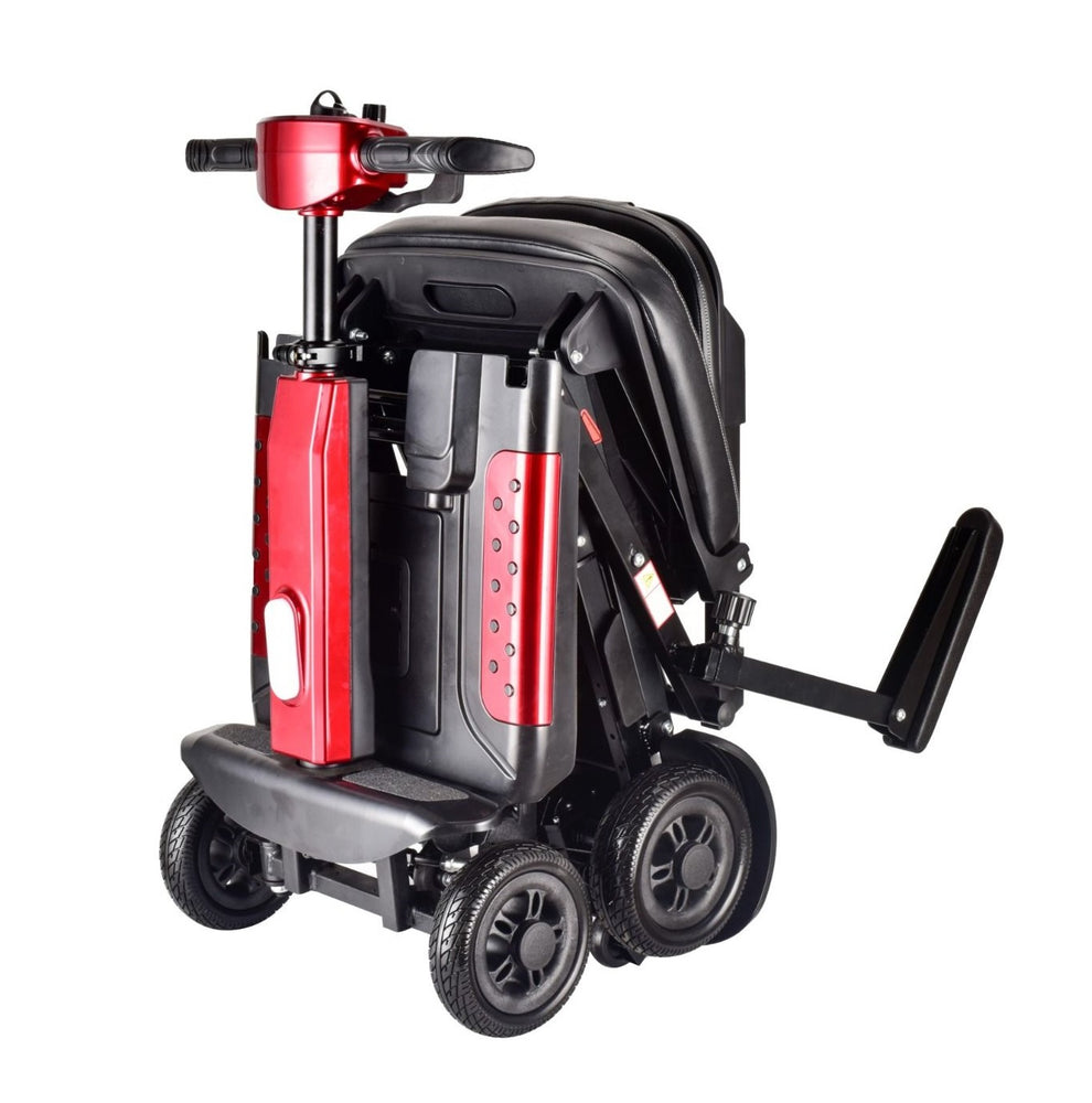 Lightweight Electric Auto Folding Mobility Scooter With Removable Batt ...